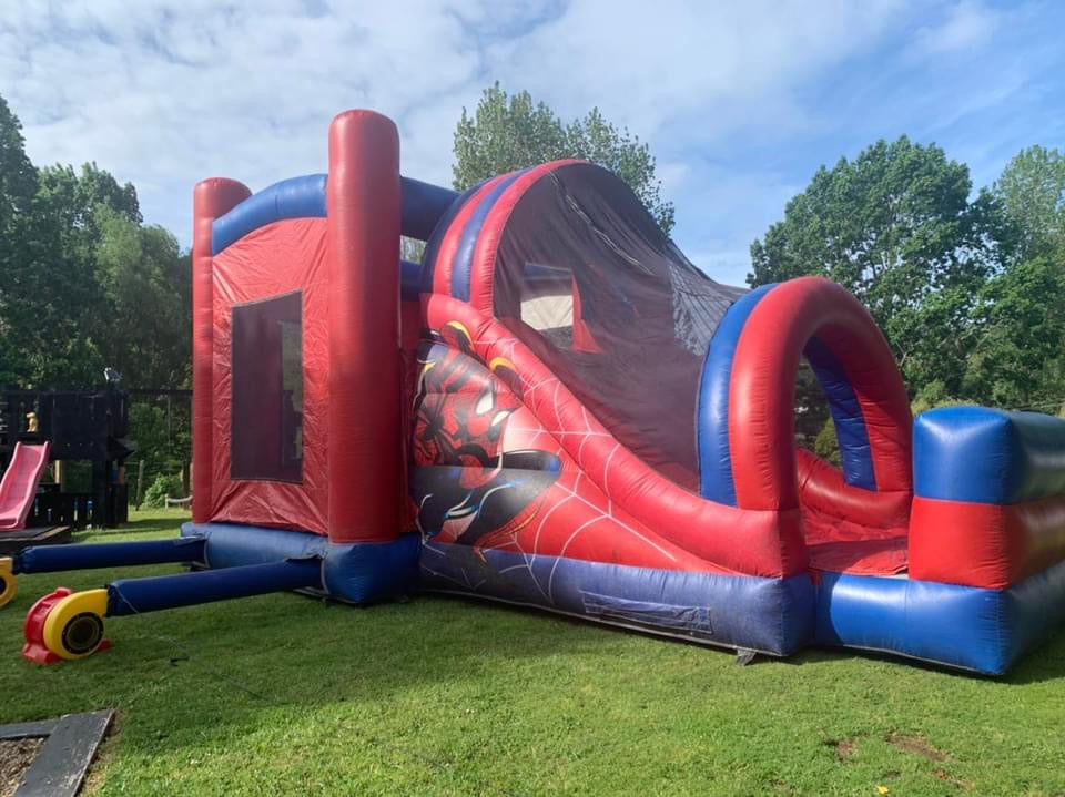 Spider Man Bouncy Castle – The Hustlers Collective
